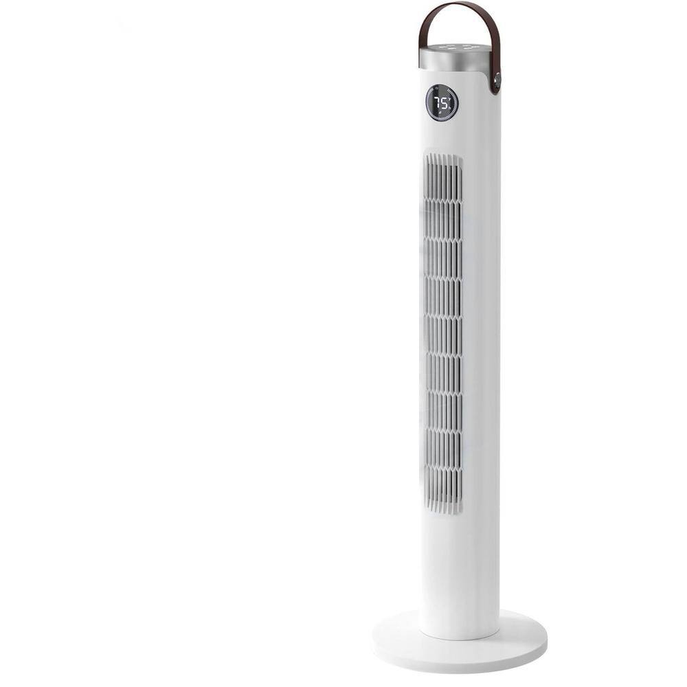 Amucolo 46 in. 3-Modes 3-Speeds Oscillating Bladeless Fan Tower Fan in ...