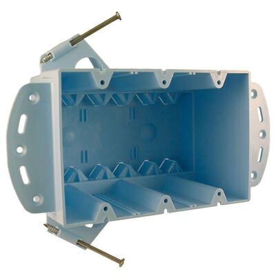 Wall box - 3 - PVC - Boxes & Brackets - Electrical Boxes, Conduit ...