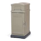 Simplay3 Hide Away Lockable Parcel Delivery and Storage Box in Tan ...