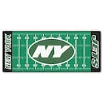 FANMATS Green Bay Packers 3 ft. x 6 ft. Football Field Rug Runner Rug ...