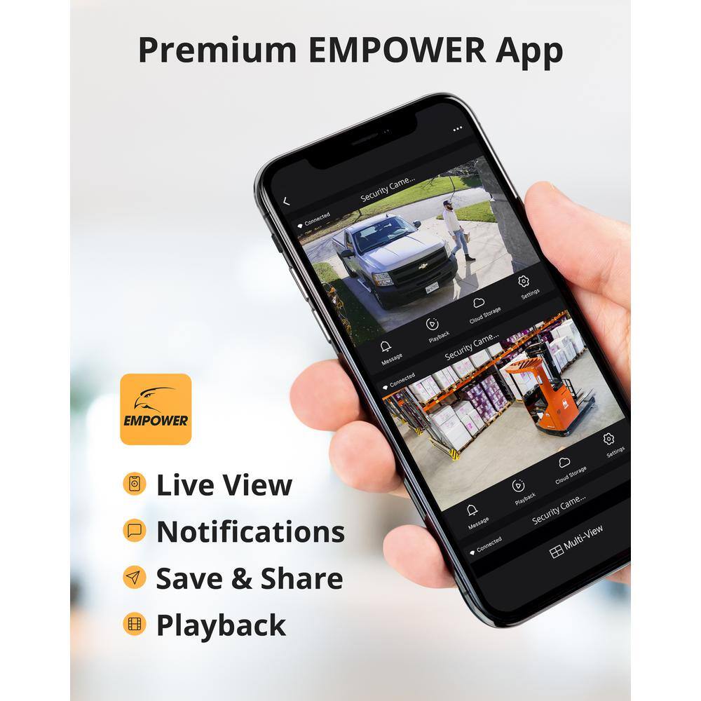 Buy Vision Ultra HD 4K (8MP) 4 Channel 1TB DVR Wired Security Camera ...