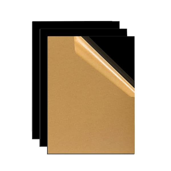 Pro Space 24 in. x 24 in. Black Acrylic Plexiglass Durable, Cuttable ...