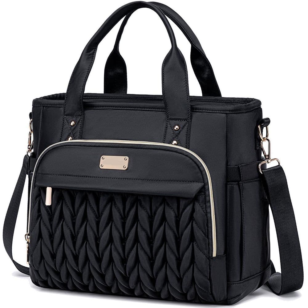 Adrinfly Black Reusable Lunch Bag. This large lunch bag features ...