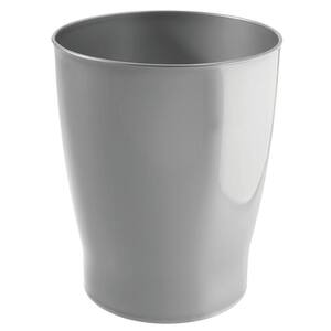 1.25 Gal. Cornflower Blue Circular Plastic Uncovered Trash Can HPWRDS05 ...