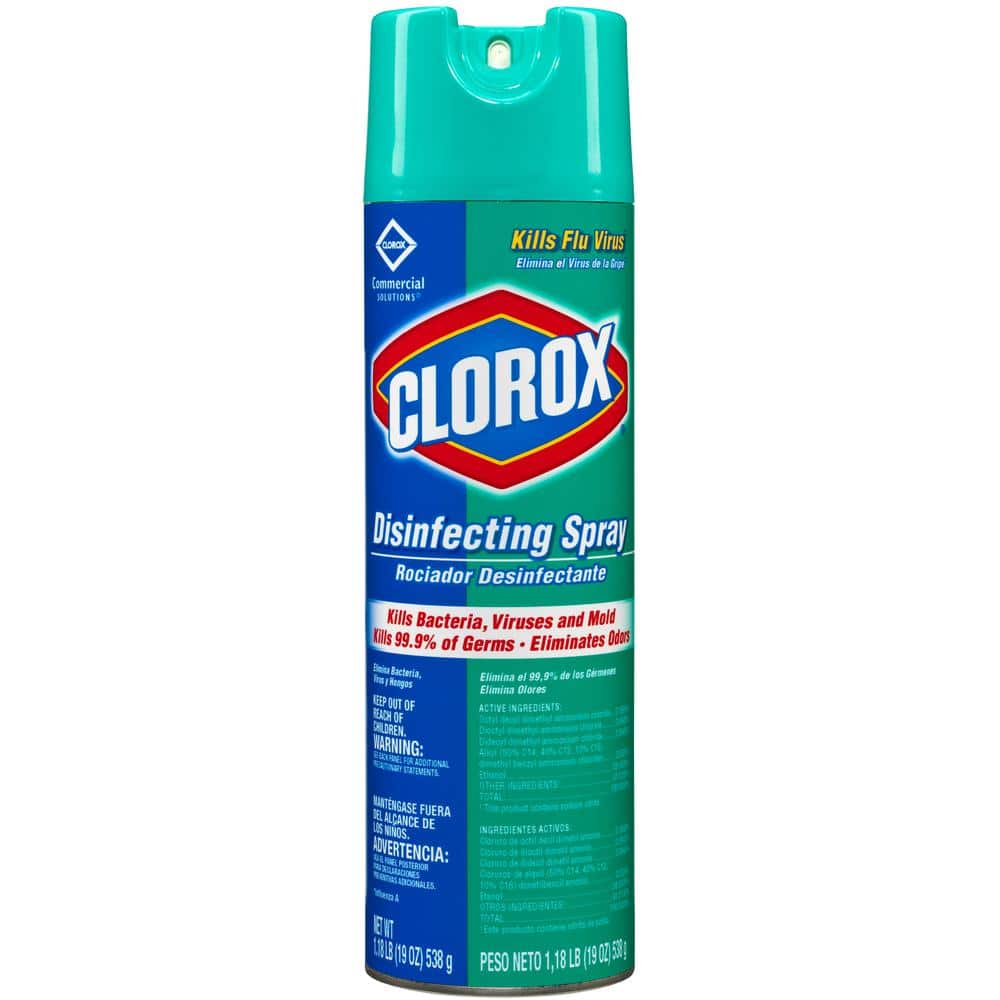 Clorox 19 oz. Disinfecting Aerosol Spray (12-Cans/Pack) 38504 - The ...