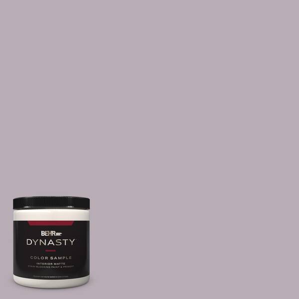 BEHR DYNASTY 8 oz. #670F-4 Silverberry Matte Stain-Blocking Interior ...