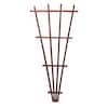 72 in. Brown Wood Fan Trellis FXB635 - The Home Depot