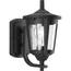 Progress Lighting East Haven Collection 1-Light Textured Black Clear ...