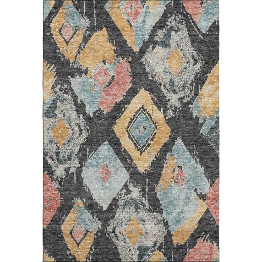 Addison Rugs Mayfield Premium Machine Washable Abstract AMF1669 ...