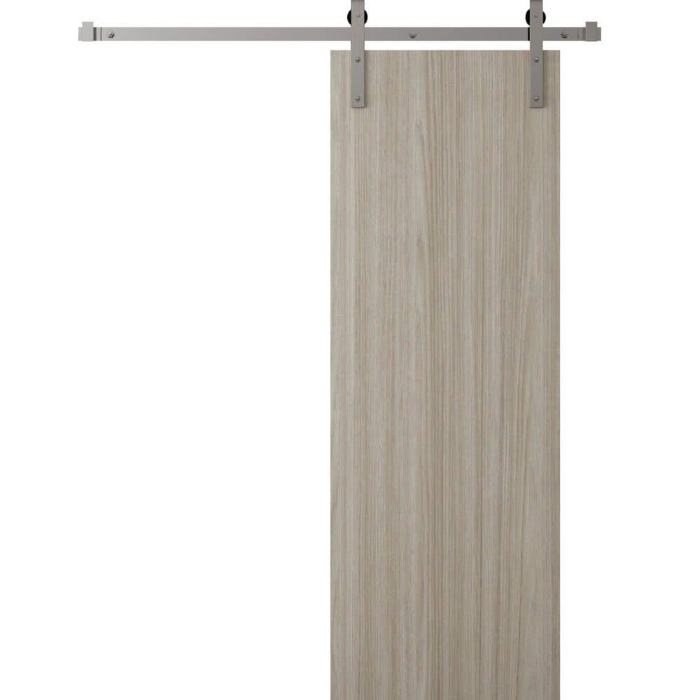 Sartodoors 3011 28 in. x 84 in. Sold Core Oak Franko Color Wood Sliding ...