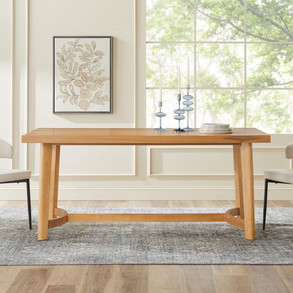 Reviews for Walker Edison Furniture Company Modern Farmhouse White Oak ...