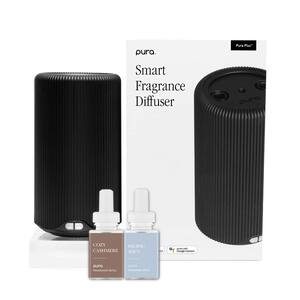 Pura Pura Plus - Black - Tabletop Smart Fragrance Diffuser - WiFi Control, Schedules & Timers ...