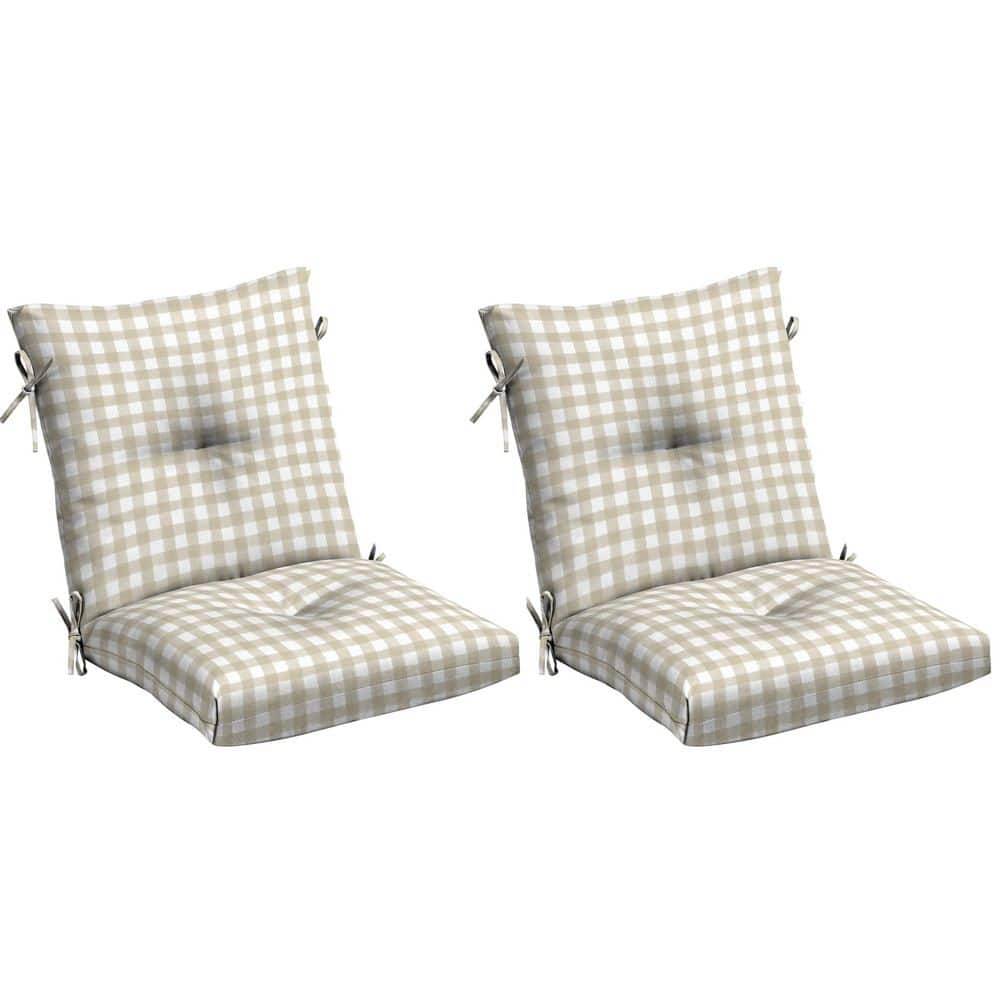 Reviews for ARDEN Plush Modern Tufted Outdoor Dining Chair Cushion 2 ...