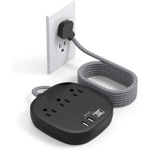 Edendirect Surge Protector Power Strip with Outlets Ports 6 ft. Cord ...