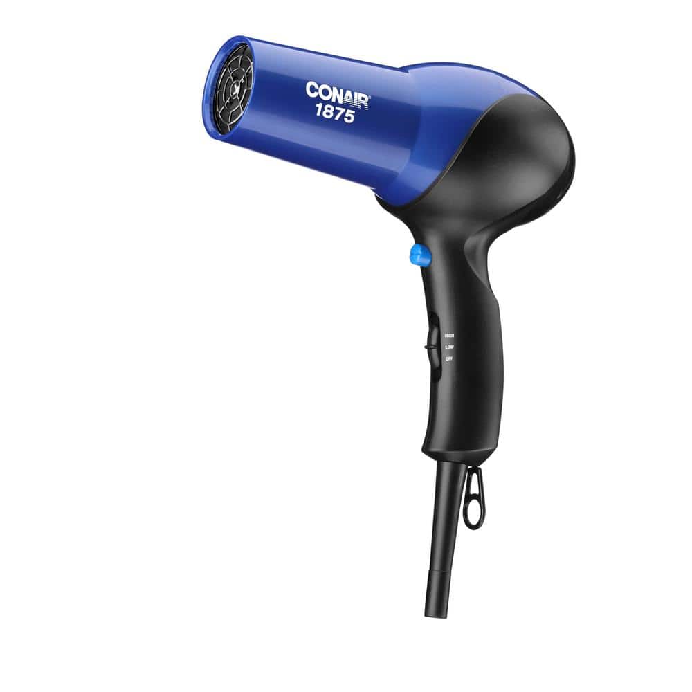 Conair 1875-Watt Turbo Blue/Black Hair Dryer 146NX - The Home Depot