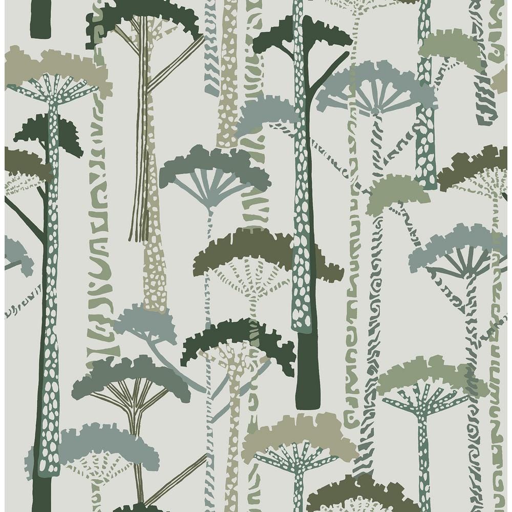 A-Street Prints Green Unify Forest Wallpaper 4146-27205 - The Home Depot