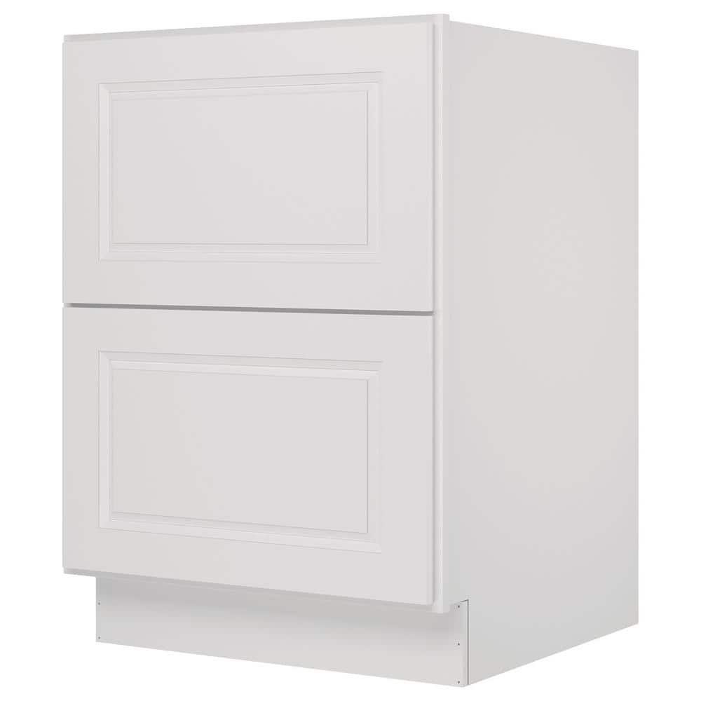 HOMEIBRO 24 in. Wx24 in. Dx34.5 in. H in Raised Panel Dove Plywood ...