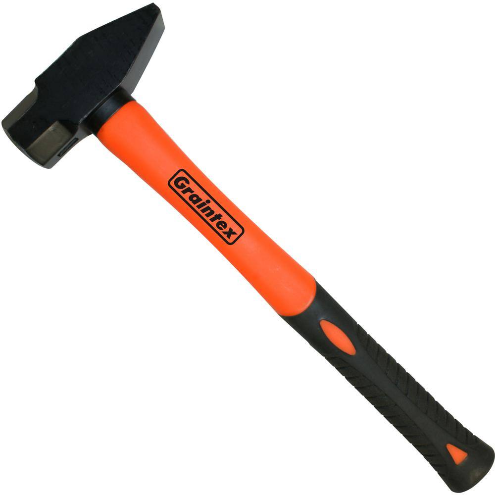 Graintex 4 lbs. Hand Drill Hammer with 16 in. Fiberglass Handle CH1664 ...