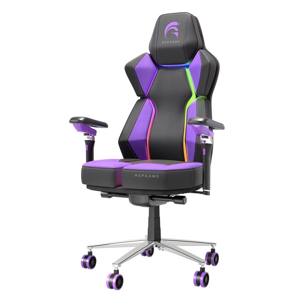 RSPGAME G Series Gaming Chair RGB Lighting Ergonomic Gamer Chair in ...