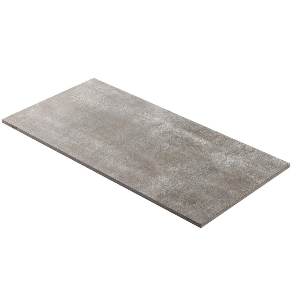 Ivy Hill Tile Essential Cement Ash 4 in. x 8 in. x 10mm Matte Porcelain ...