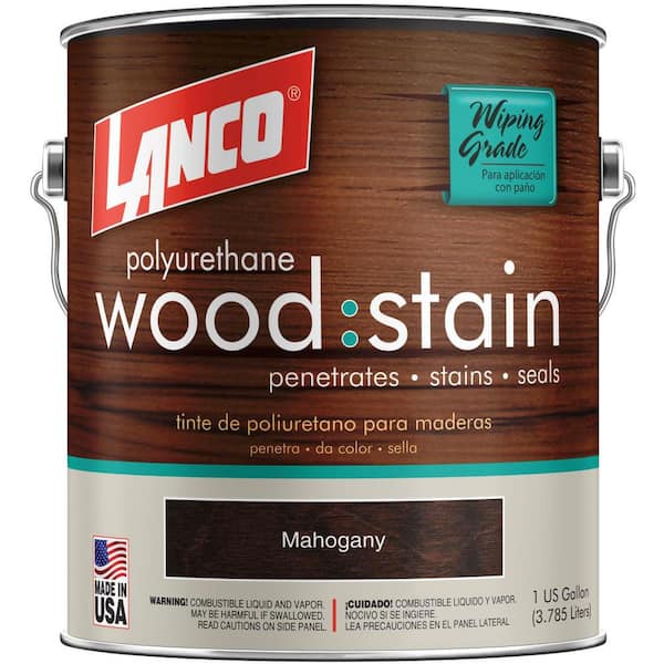 Lanco 1 gal. Mahogany Interior Wood Stain WS661-4 - The Home Depot