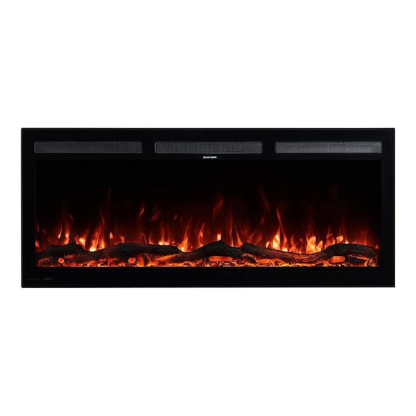Modern Ember Vibrance 42 in. Wall-Mounted Electric Fireplace Heater ...