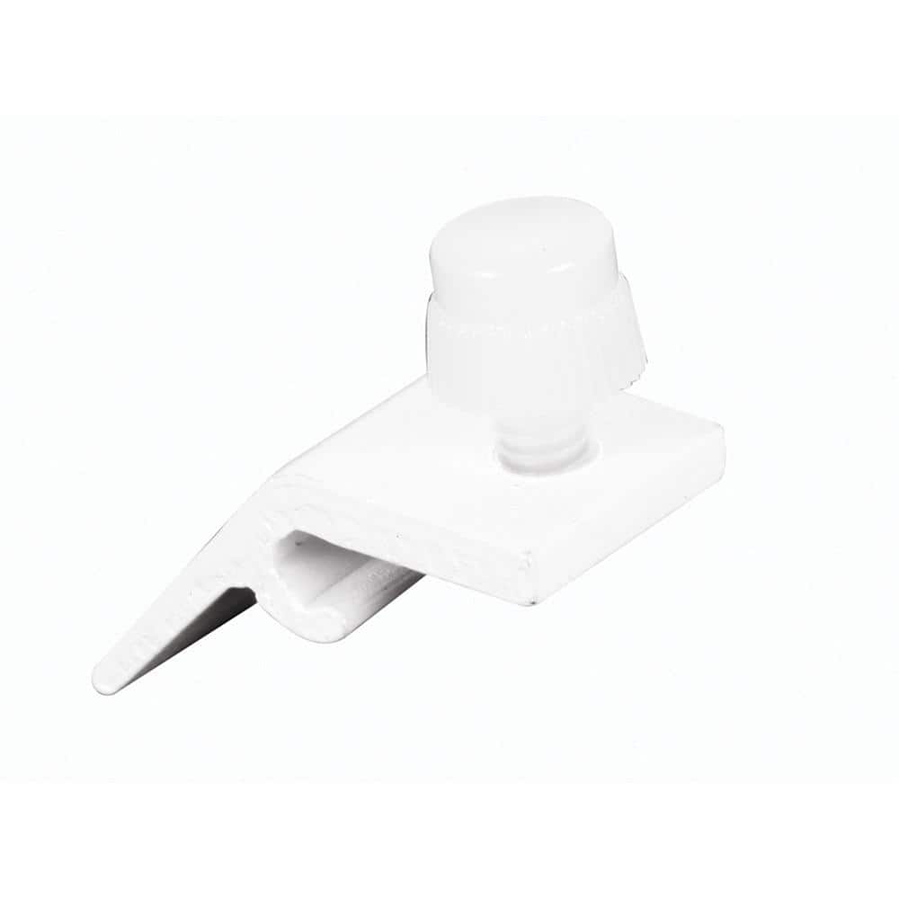 Prime-Line 7/16 in. White, Deep Reach Storm Door Panel Clip (8-pack) T ...
