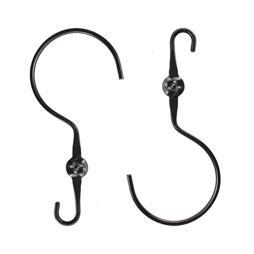 ACHLA DESIGNS Set of 2 Iron Double Ended Extender Hangers with Wide ...