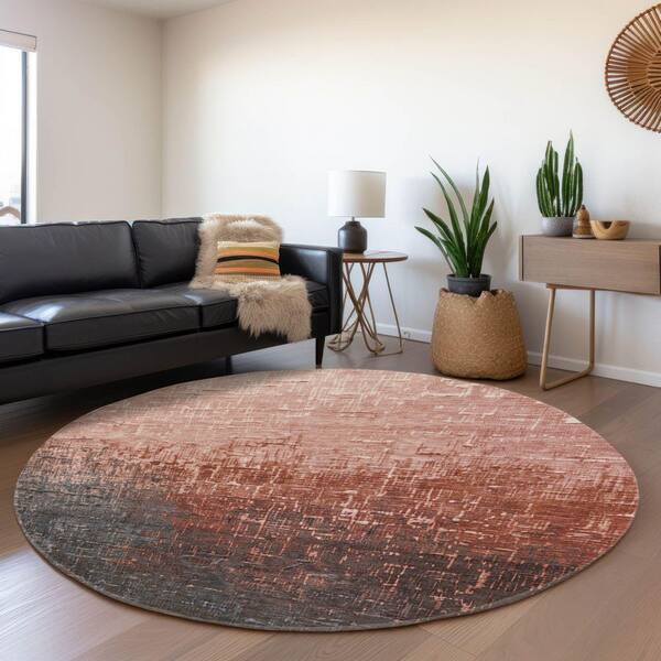 Addison Rugs Mayfield Premium Machine Washable Abstract AMF1066 Paprika ...