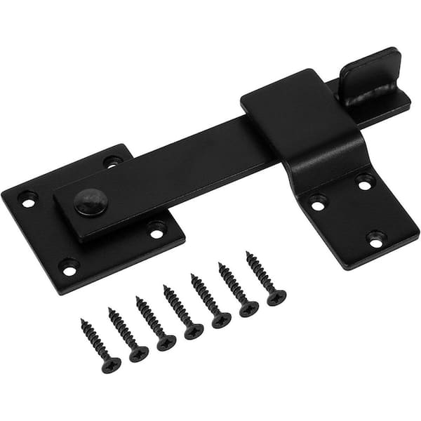 6 Farm Flip Fence Gate Latch Barn Door Lock Flip Latch Matte Black for ...