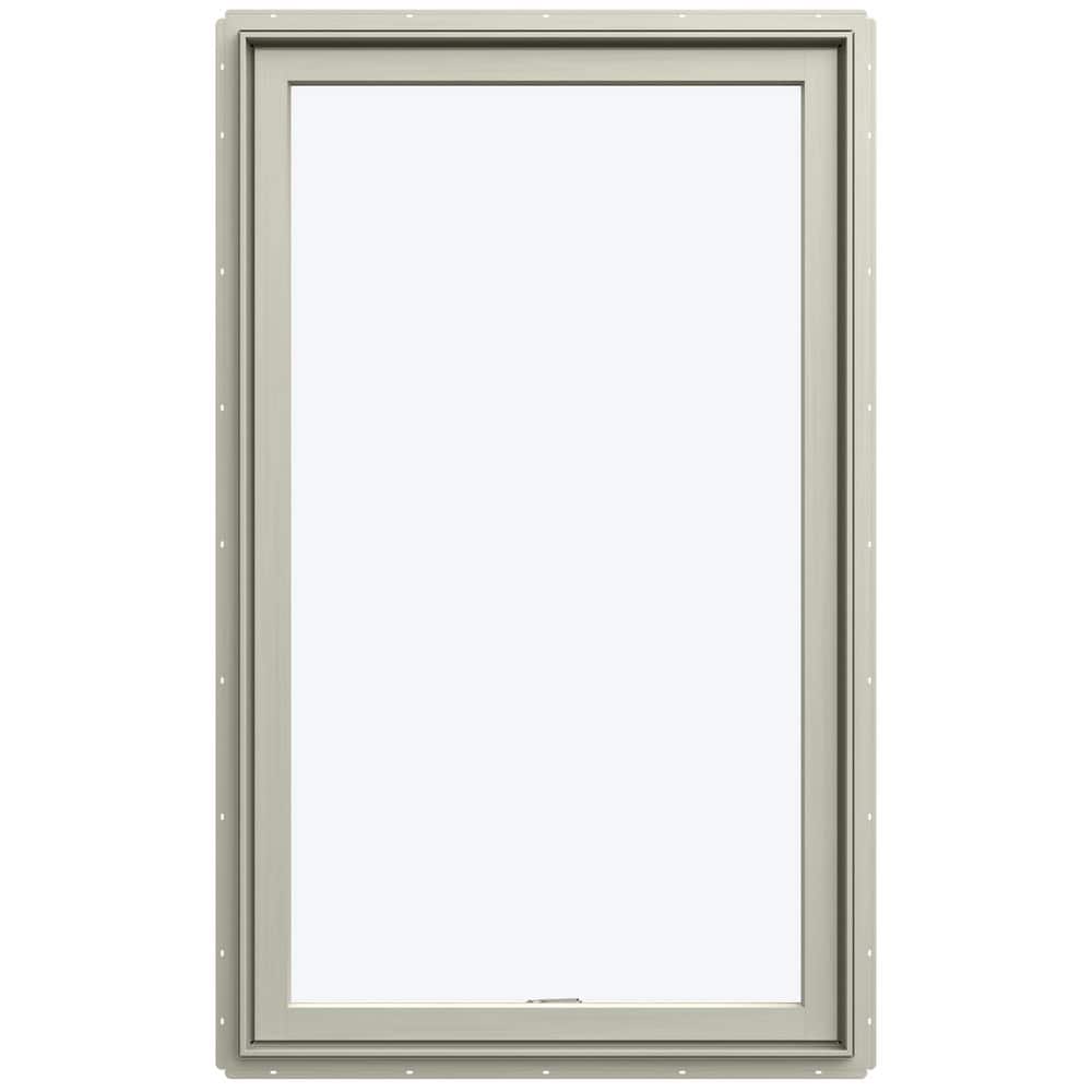 JELD-WEN 36 in. x 54 in. W-5500 Left-Hand Casement Wood Clad Window ...
