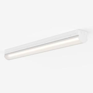 Vidalite 24 in. White LED Flush Mount Strip Light, Shop Light with 90 ...