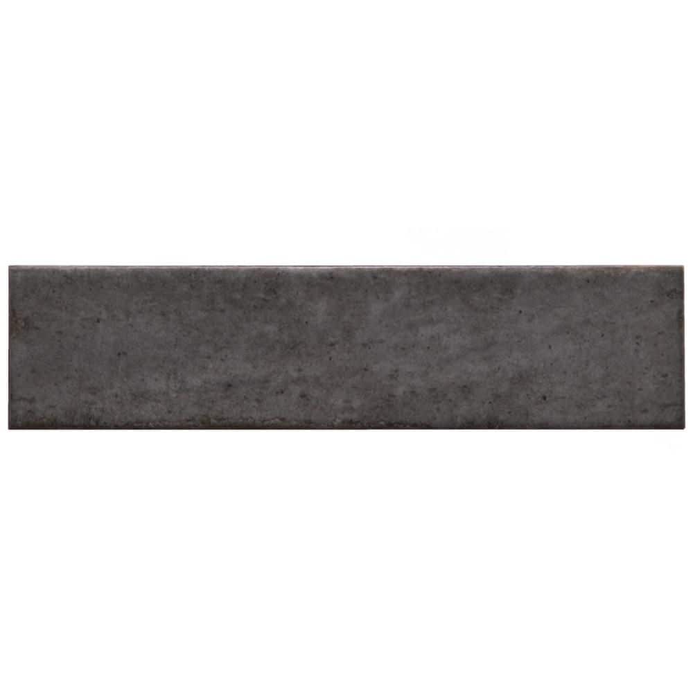 Merola Tile Tribeca Studio Basalt 2 in. x 10 in. Porcelain Wall Take ...
