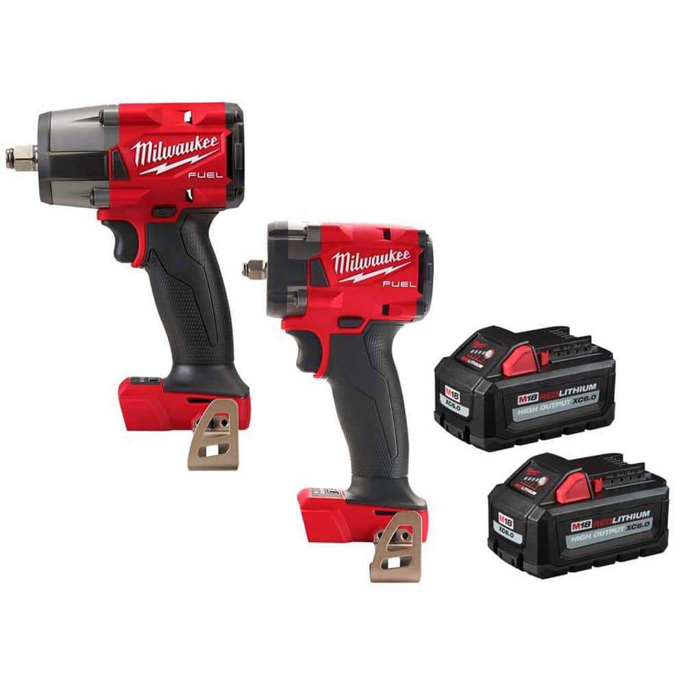 Milwaukee M18 FUEL 18V Lith-Ion Brushless Cordless 1/2 in. Impact ...