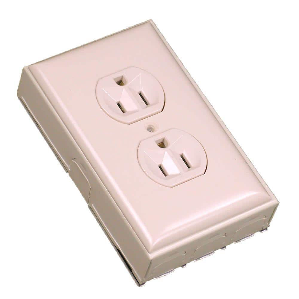 Legrand Wiremold 500 Series Metal Surface Raceway Duplex Receptacle Kit ...