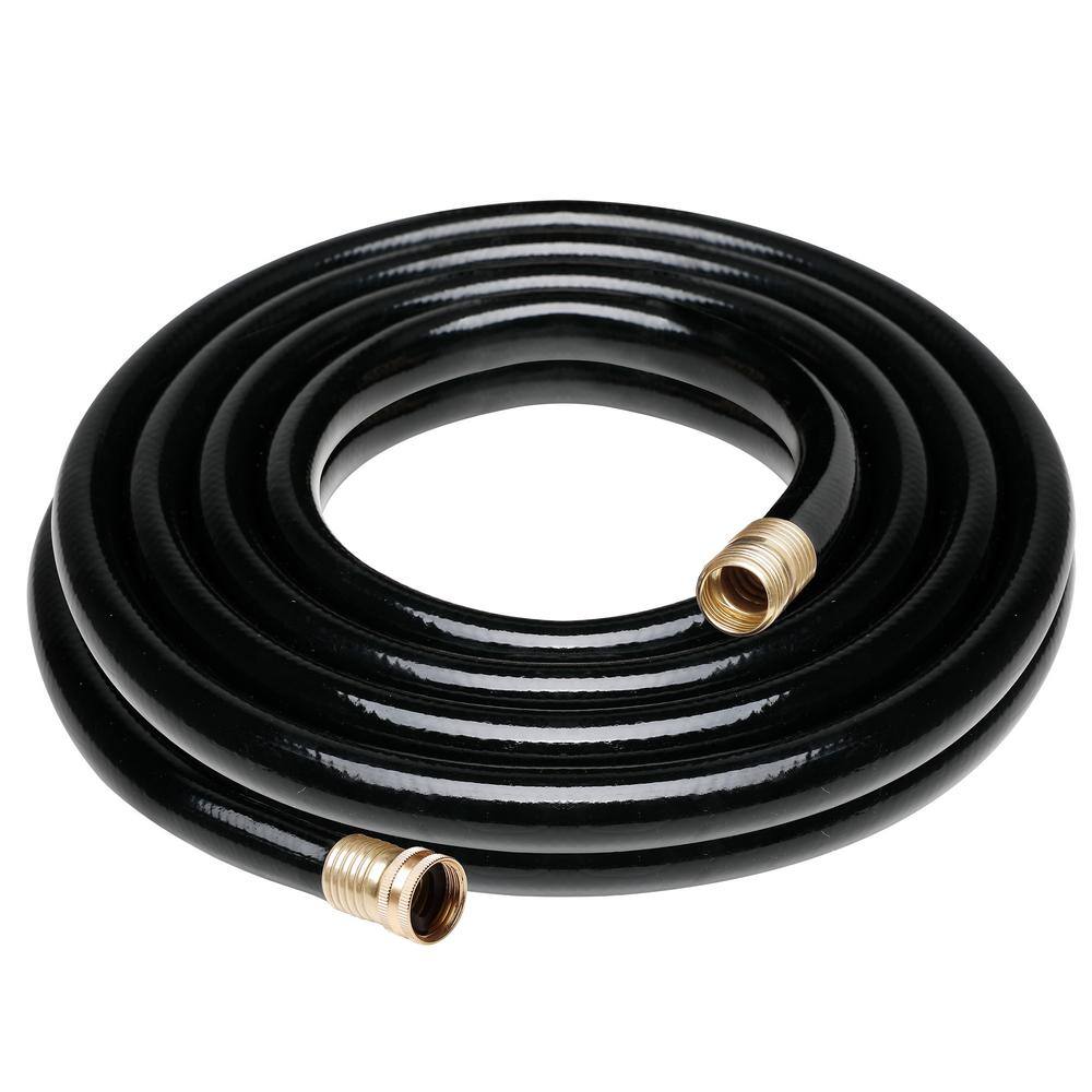 Worth Garden 3 4 In X 25 Ft Medium Duty Black Vinyl Garden Hose
