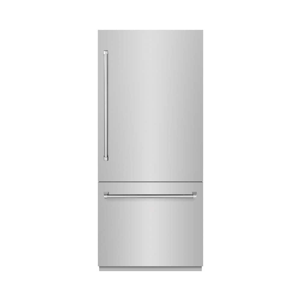 ZLINE Kitchen and Bath 36 in. 19.8 cu. ft. Built-in Bottom Freezer ...