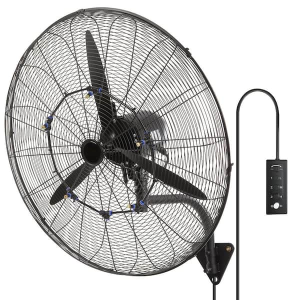 Tornado 24 in. Pro Series High Velocity Oscillating Wall Mount Fan for ...
