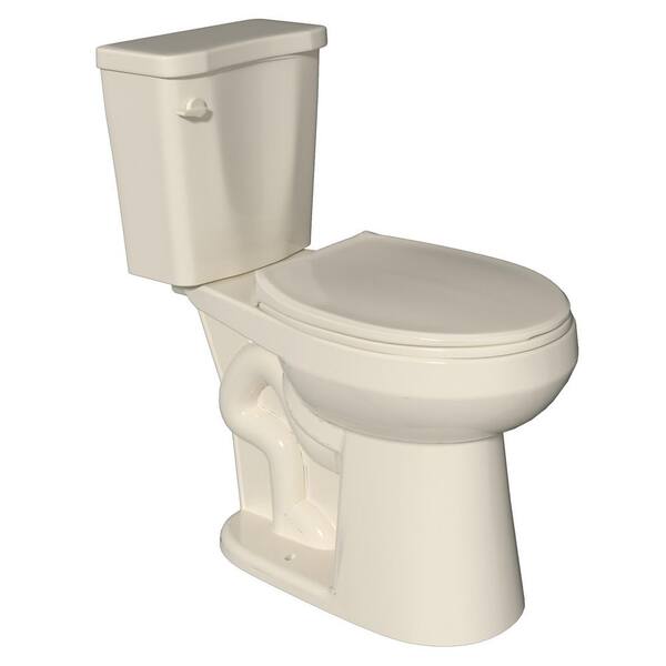HOMLYLINK Senior Friendly Toilet 1.28 GPF Single Flush Round 19 in ...