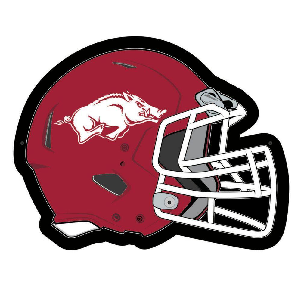 Evergreen University of Arkansas Helmet 19 in. x 15 in. Plug-in LED ...