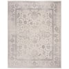 SAFAVIEH Adirondack Ivory/Silver 9 ft. x 12 ft. Border Distressed Area ...
