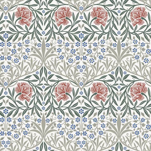 A-Street Prints Pink Oxford Union Floral Vines Wallpaper 4171-82044 ...