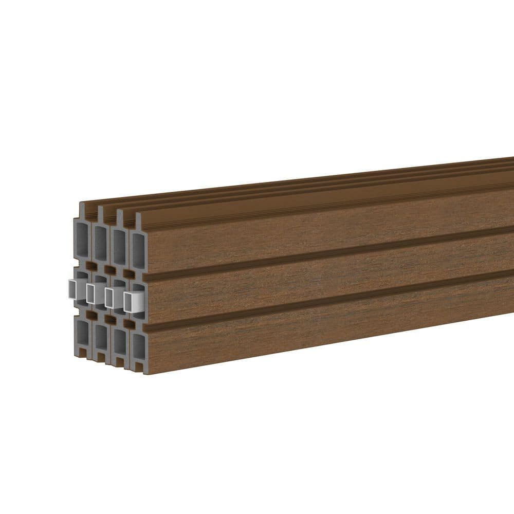 NewTechWood UltraEasy Fencing 0.83 in. x 6.3 in. x 5.7 ft. Peruvian ...