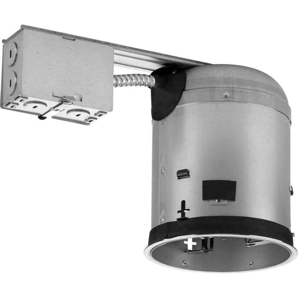 Progress Lighting 5 in. Steel Shallow Air-Tight Recessed Standard ...
