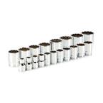 TEKTON 3/8 in. Drive 12-Point Socket Set (19-Piece) SHD91112 - The Home ...