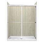 CRAFT + MAIN Cove Sliding 48 in. L x 34 in. W x 78 in. H Center Drain ...