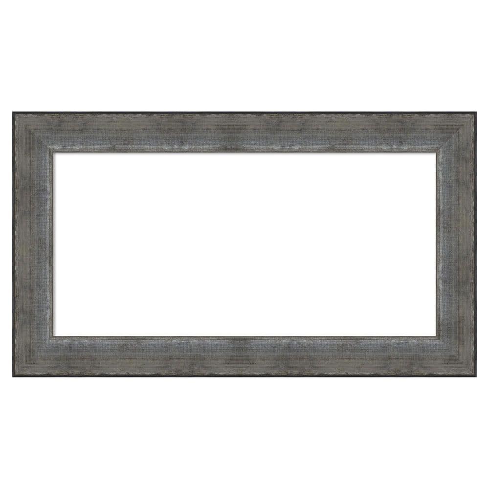 Amanti Art Forged Pewter 28 in. x 16 in. Wood Framed Dry Erase Magnetic ...