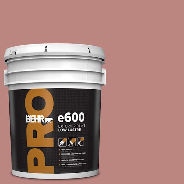 BEHR PRO 5 gal. #S150-4 Red Clover Low Luster Exterior Paint PR62305 ...