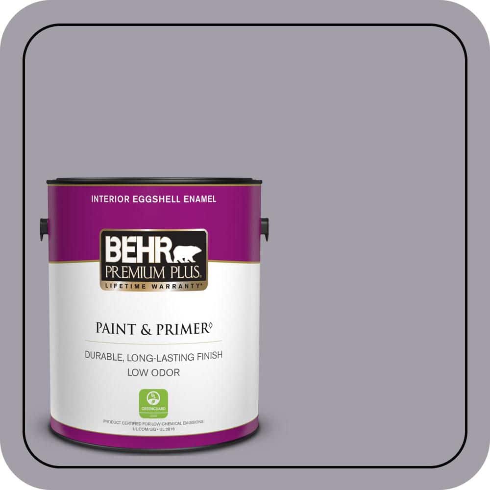 BEHR PREMIUM PLUS 1 gal. #N550-4 Ashberry Eggshell Enamel Low Odor ...