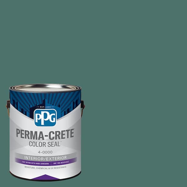 Reviews for Perma-Crete Color Seal 1 gal. PPG1143-6 Smoky Emerald Satin ...